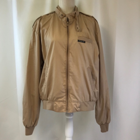Members Only | Jackets & Coats | Vintage Members Only Iconic Racer Tan ...